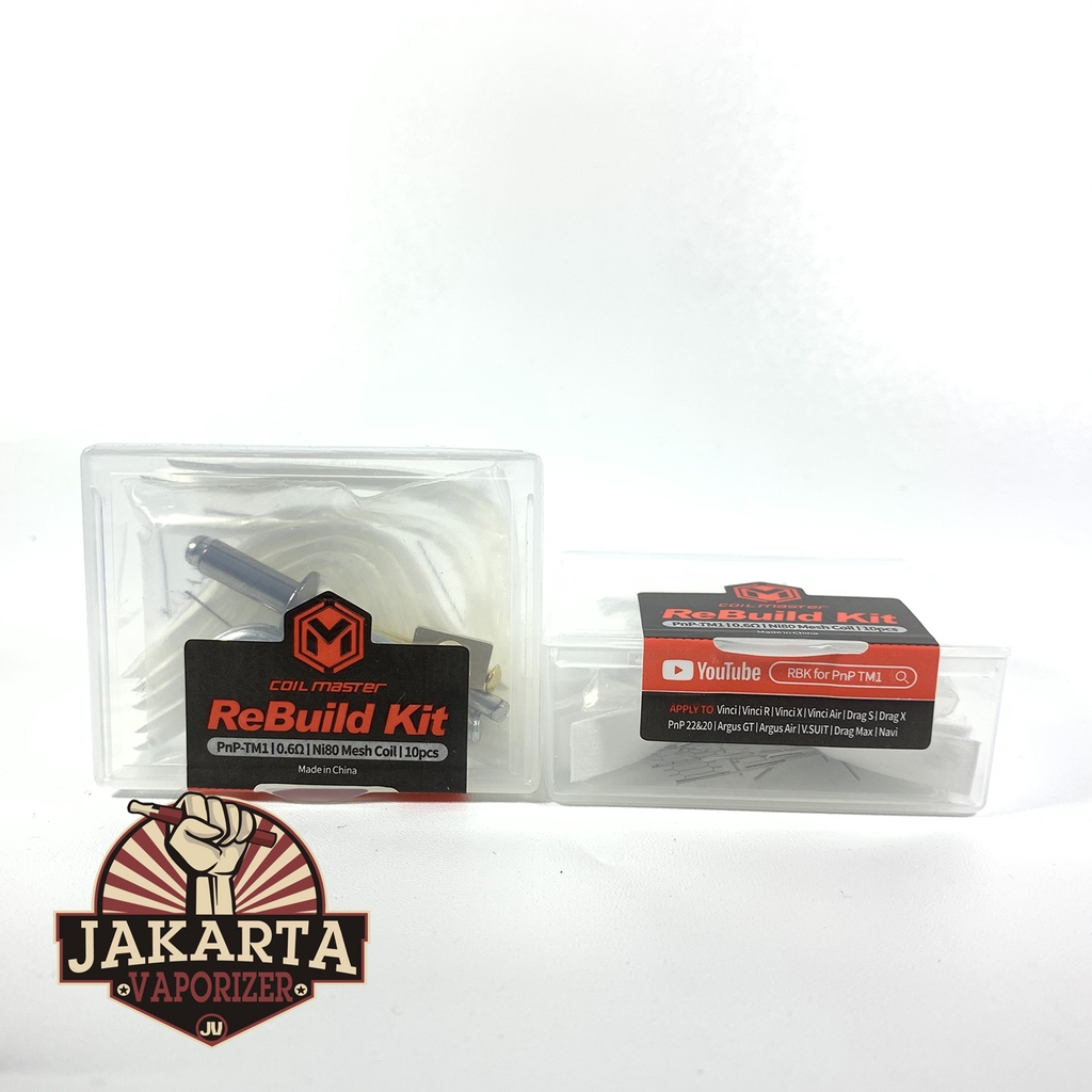 Jual [RBK PNP TM1] COIL MASTER RBK REBUILD KIT PNP TM1 0.6 OHM NI80 ...
