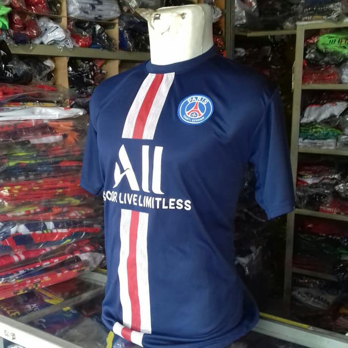 Jual Jersey Baju PSG Home Musim 2019/2020 Navy Lokal | Shopee Indonesia