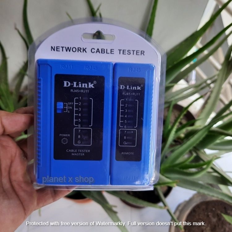 Jual Lan Tester Dlink D-Link Rj45 + Rj11 ( Sudah dapat Baterai 9v ...