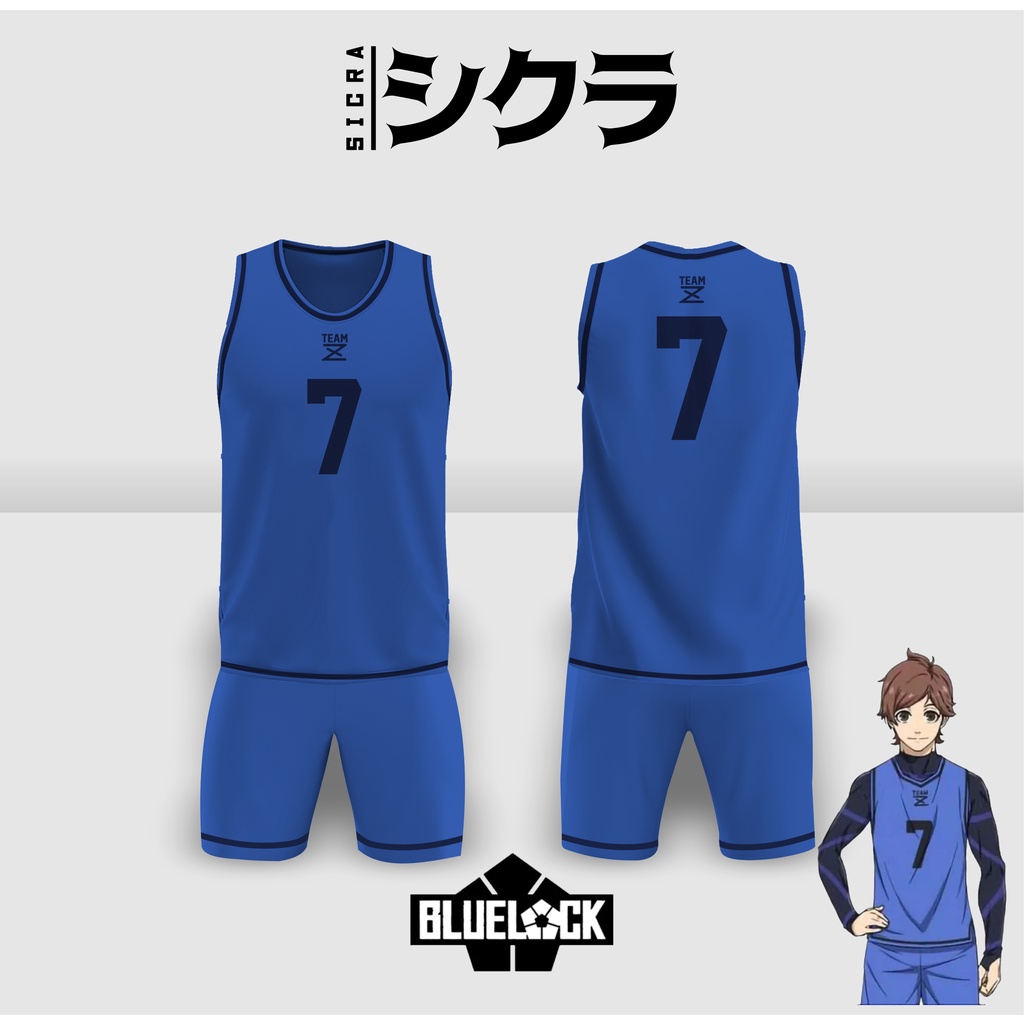 Jual Jersey Anime Blue Lock Team Z Training Cosplay Bola Manga | Shopee ...