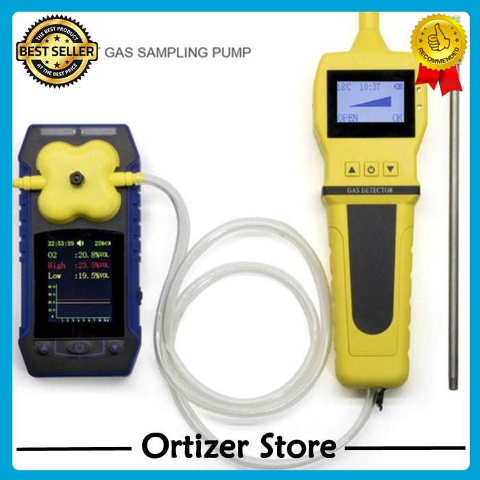 Jual Promo Gas Detector 4 in 1 DAN Sampling Pump BOSEAN BH4S O2 CO H2S ...