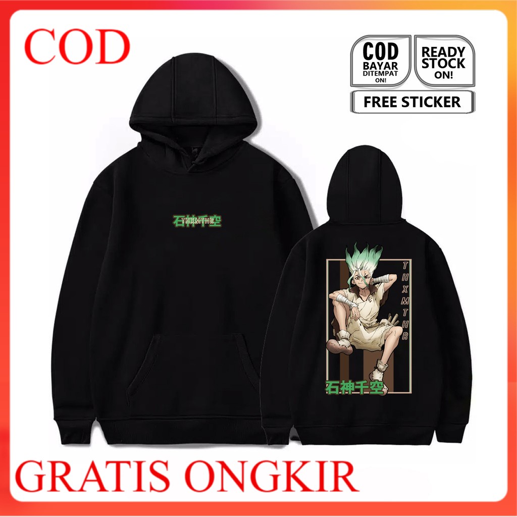 Jual HOODIE ANIME SENKU ISHIGAMI DR. STONE KASEKI KOHAKU TETSUYA SAGARA ...
