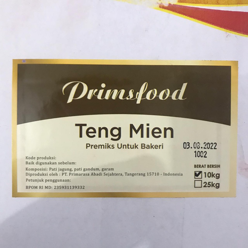 Jual Tepung Tang Mien Dimsum - Teng Mien Prims Food Dimsum 2x5kg ...