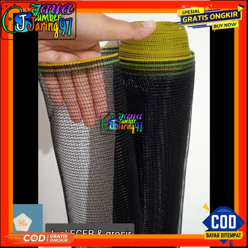 Jual Jaring Waring TL Hitam/ Jaring Pagar Ayam/ Jaring Kandang/Jaring ...