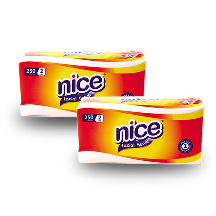 Jual Tissue Nice Soft Pack 2ply [180sheets/250sheets] - Facial Tissue ...