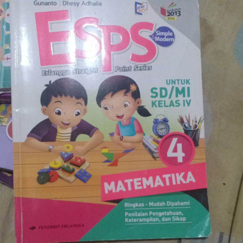 Jual Erlangga Straight Point series ESPS Matematika kelas 4 SD | Shopee Indonesia