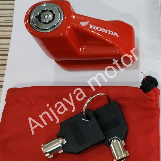 Jual Gembok Motor anti maling Gembok cakram Original Honda | Shopee ...