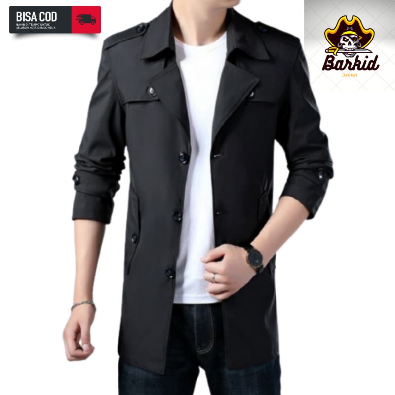 Jual Jas Pria Panjang Style Korea 005 | Shopee Indonesia