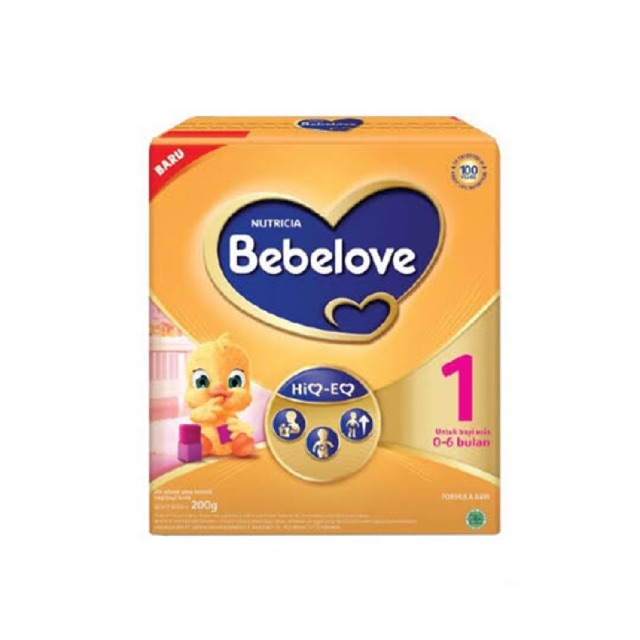 Jual Bebelove 1 0-6 bulan 800g (200g 4 box) | Shopee Indonesia