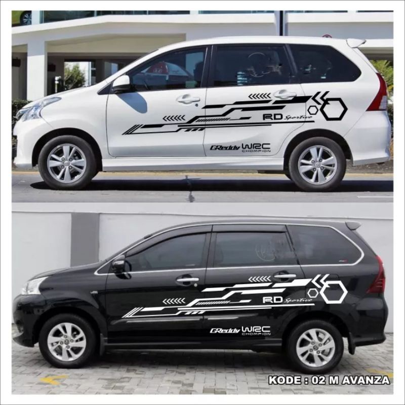 Jual 0181 terbaru sticker cutting stiker mobil AVANZA XENIA ERTIGA ...