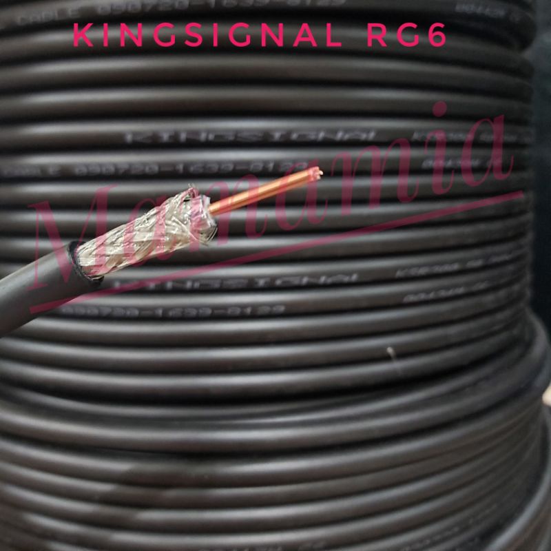 Jual Kabel Coaxial RG6 5D Iner Tunggal Lapis tembaga | Shopee Indonesia