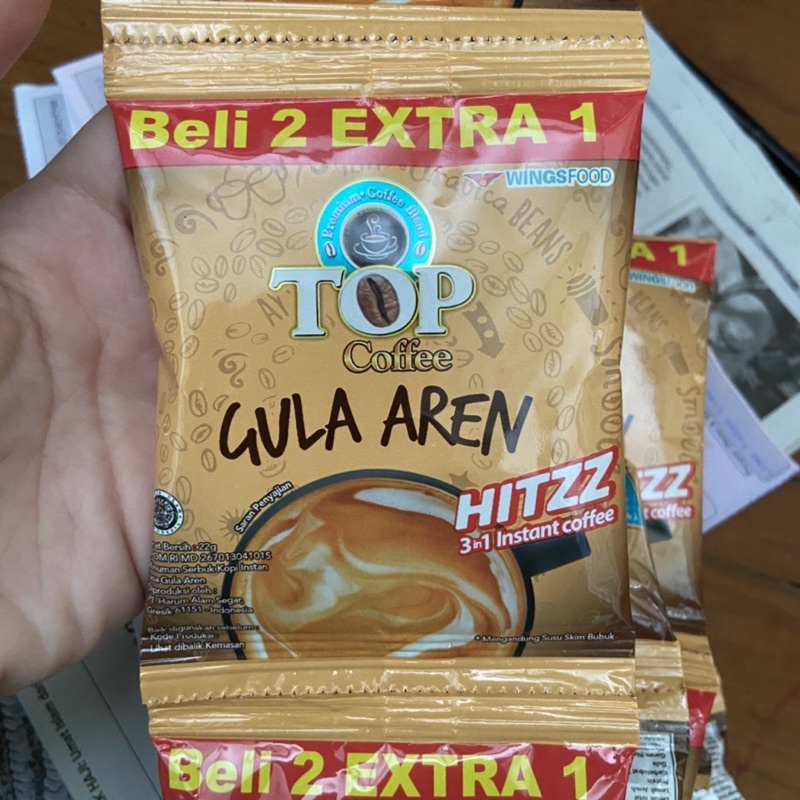 Jual 1 RENTENG/ RENCENG KOPI TOP GULA AREN DAPAT 15PCS | Shopee Indonesia