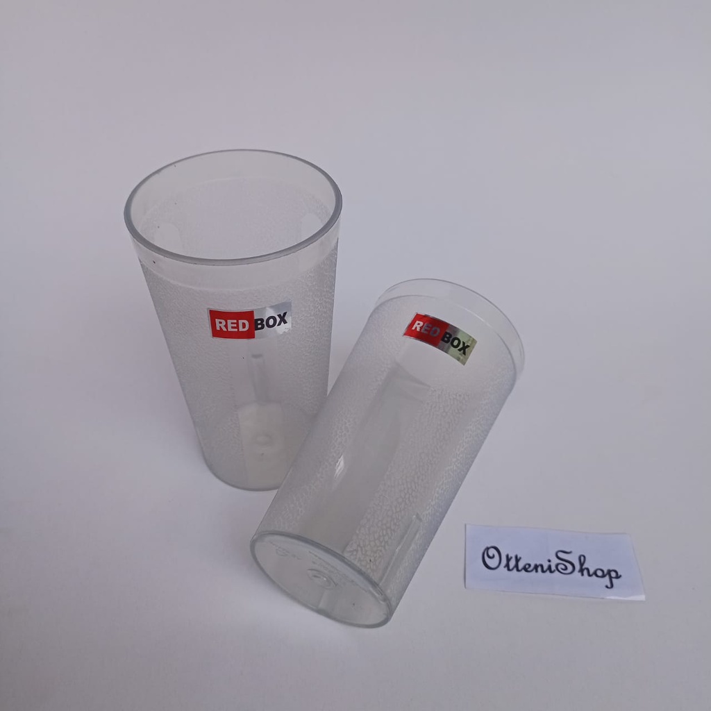 Jual Gelas minum rocky 425ML plastik bening transparan Redbox foodgrade ...