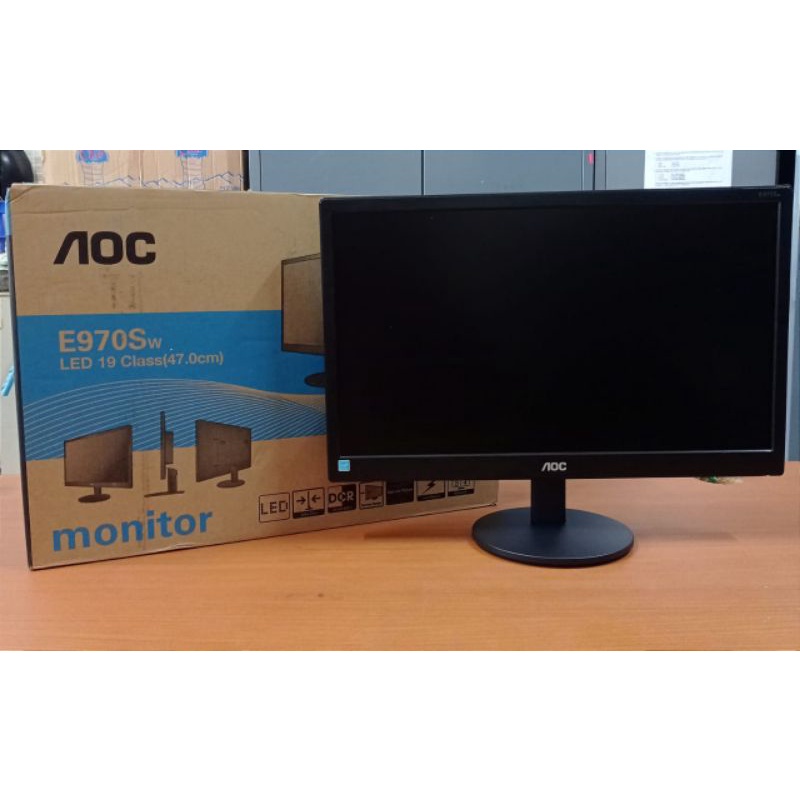Jual LED MONITOR AOC E970SW 18.5 INCHI | Shopee Indonesia