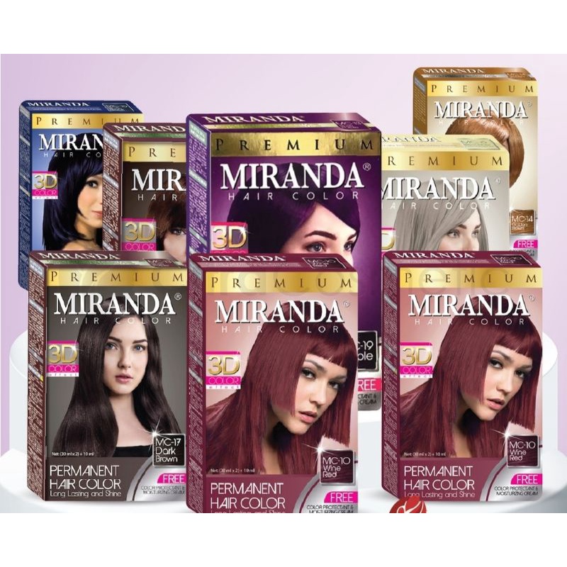 Jual MIRANDA HAIR COLOUR 30 GR/CAT RAMBUT MIRANDA | Shopee Indonesia