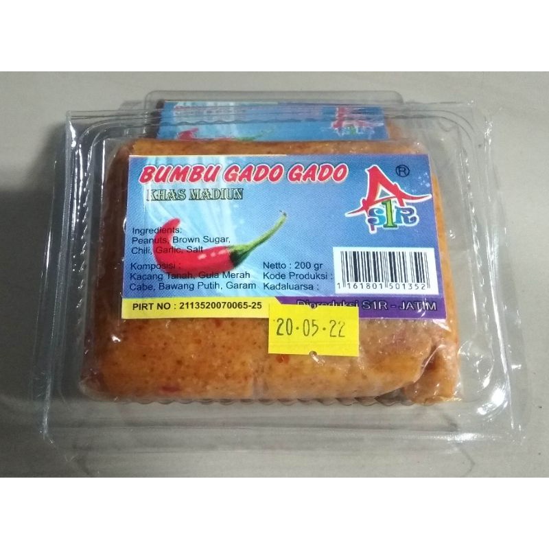 Jual SAMBEL PECEL MADIUN, BUMBU PECEL MADIUN CAP CABE MERAH, BUMBU ...