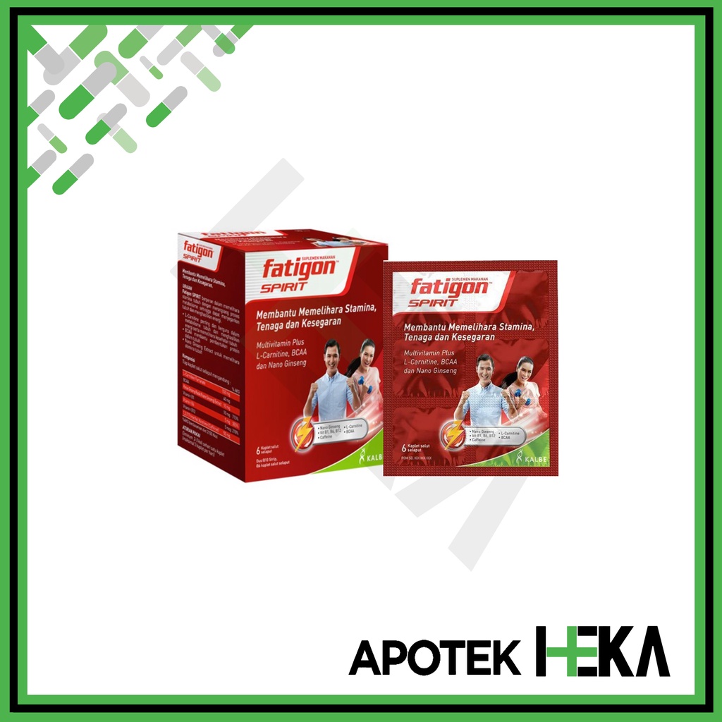 Jual Fatigon Spirit - Obat Penjaga Stamina Box isi 10x6 Kaplet ...