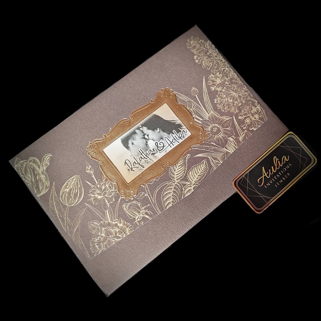 Jual UNDANGAN PERNIKAHAN AMPLOP COKLAT POLY 3D EMBOSS HOTPRINT RUSTIC ...