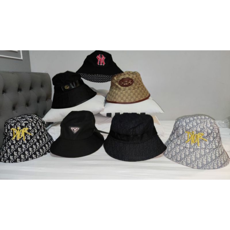 Jual PO Bucket Hat Topi Import DIOR, PRADA, NY (NEWWW!!!) | Shopee ...