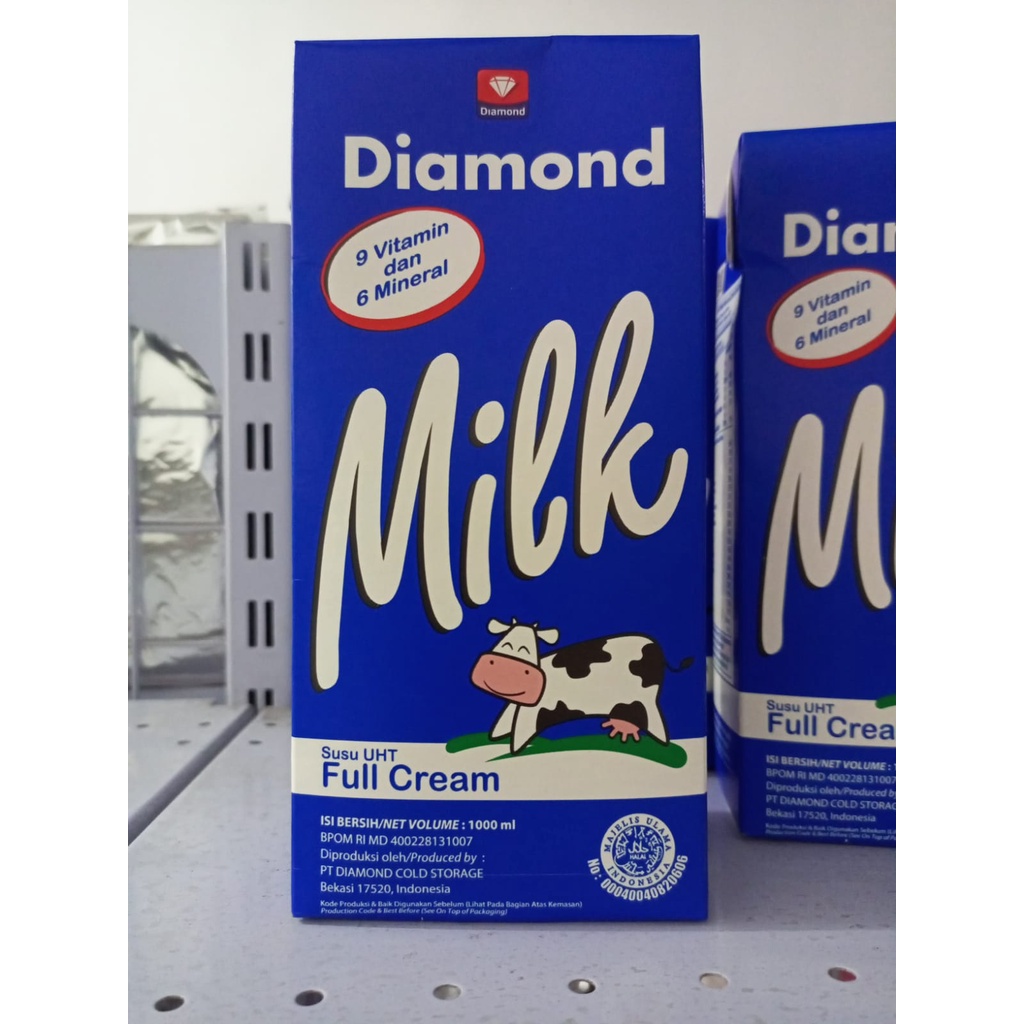 Jual Diamond Milk UHT Full Cream 1 Liter | Shopee Indonesia