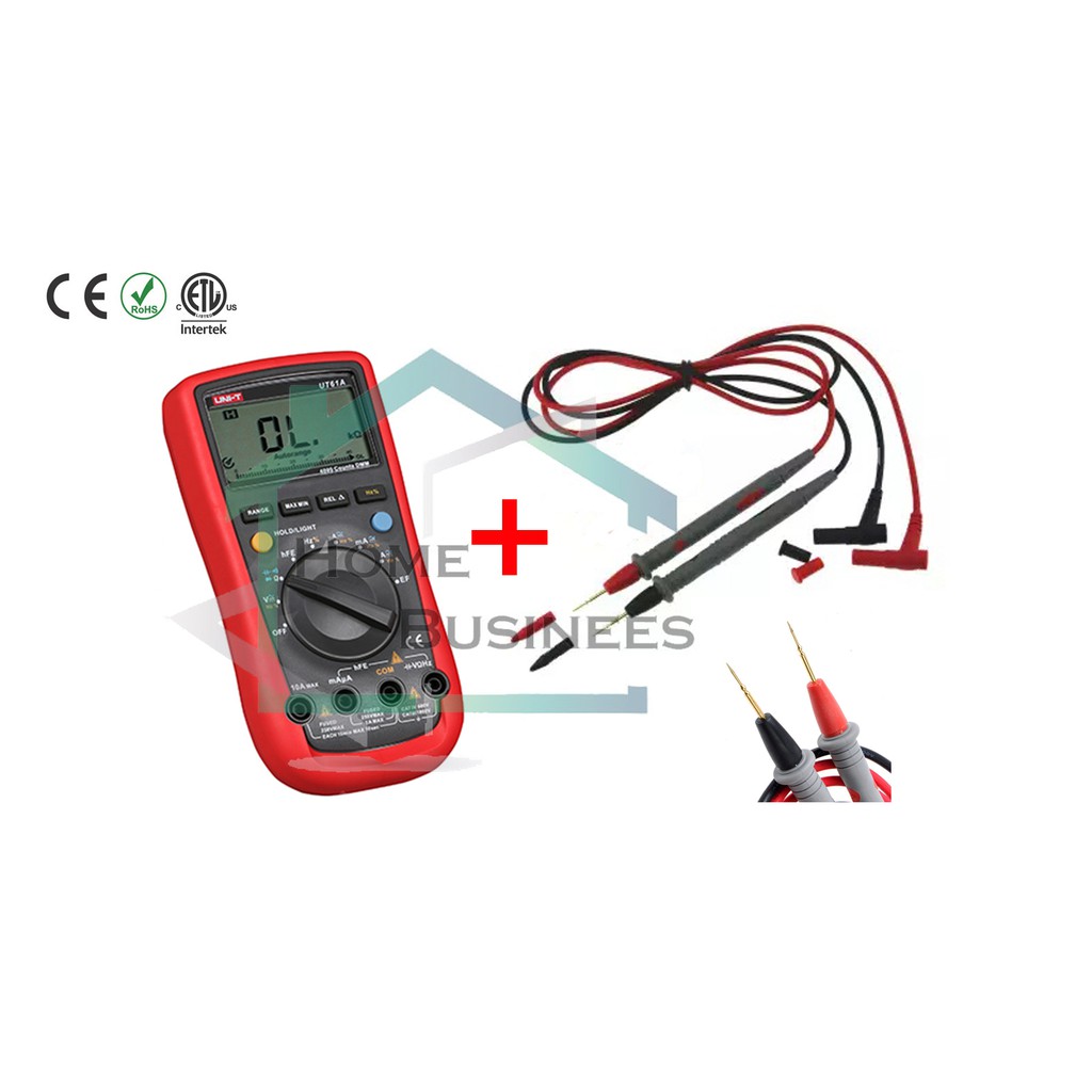 Jual Multitester Avometer Digital ACDC AC DC UNI-T UT61A UT61 A UT 61A ...