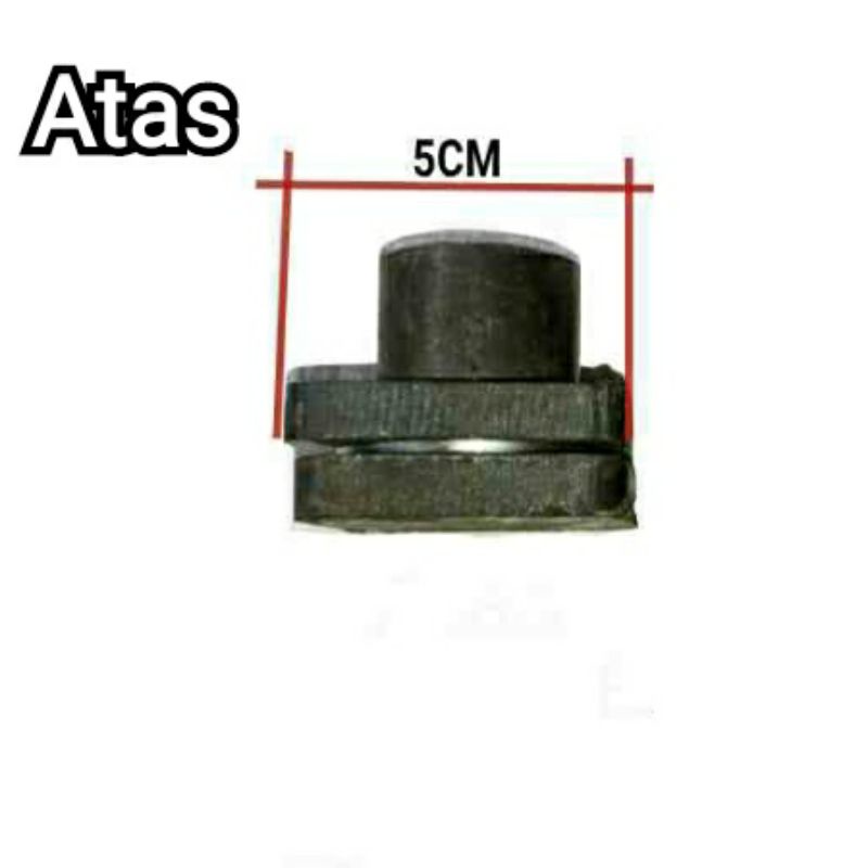 Jual engsel pintu swing 1set kotak 5x5 atas dan bawah pagar besi putar ...