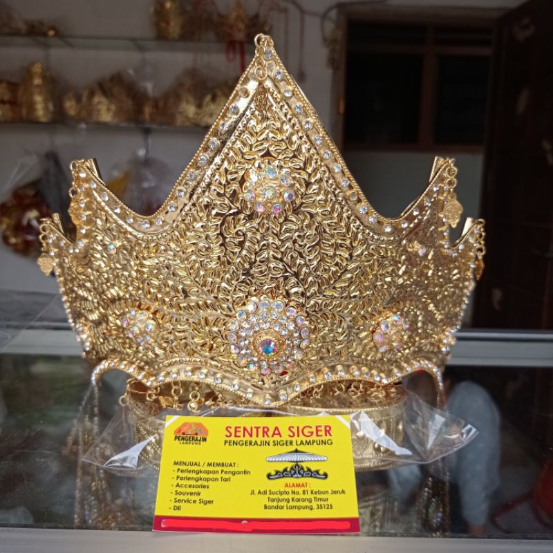 Jual Siger Pesisir Adat Lampung Chrome | Shopee Indonesia