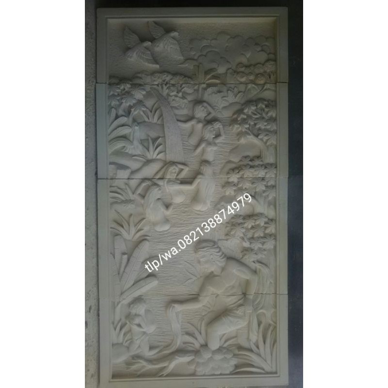 Jual relief batu paras jogya motif jaka tarup | Shopee Indonesia