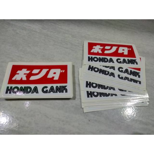 Jual Sticker honda gang | Shopee Indonesia