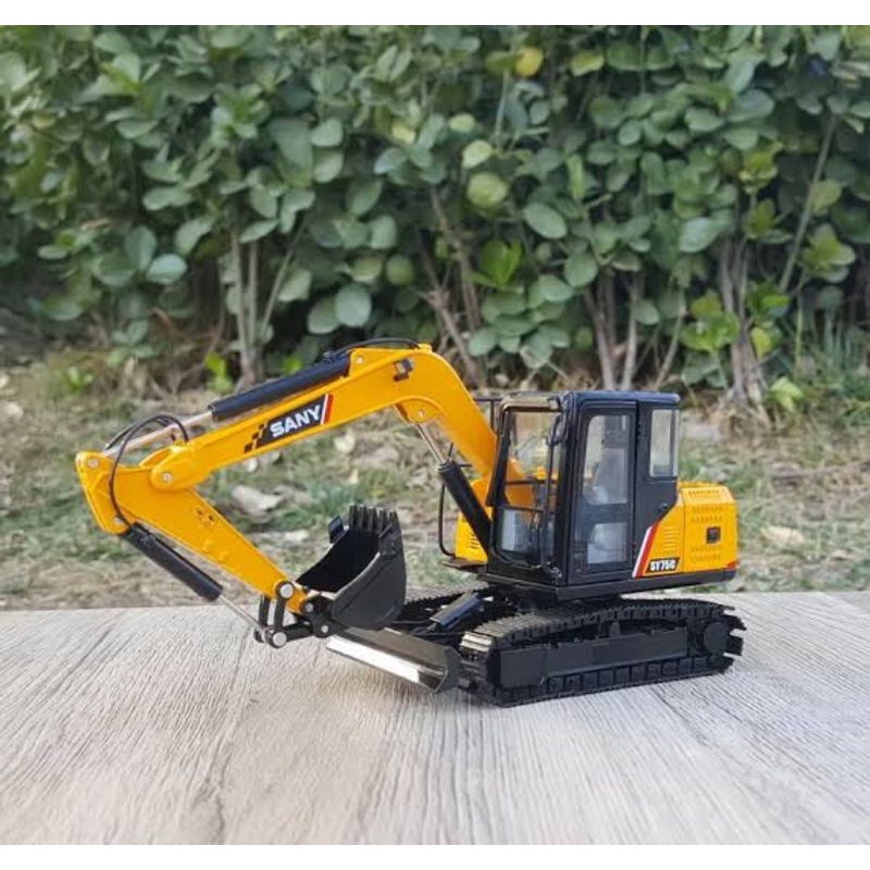 Jual Diecast Miniatur Alat Berat Mini Excavator SANY SY75C Skala 1:35 ...