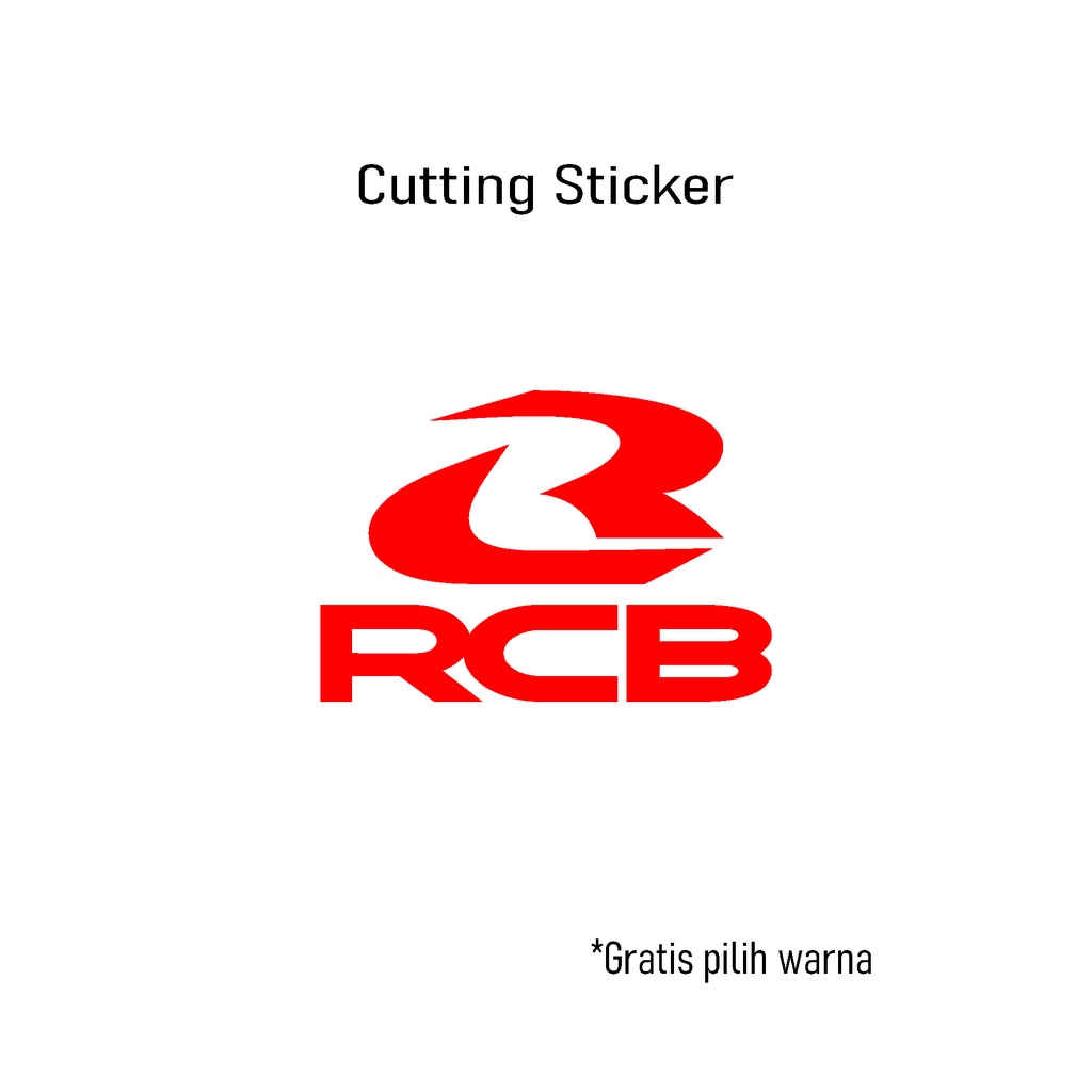 Jual Stiker RCB Cutting Sticker | Shopee Indonesia