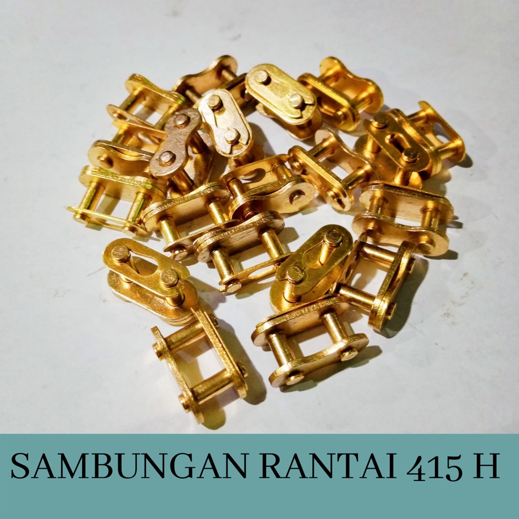 Jual SAMBUNGAN RANTAI 415 H RACING GOLD | Shopee Indonesia
