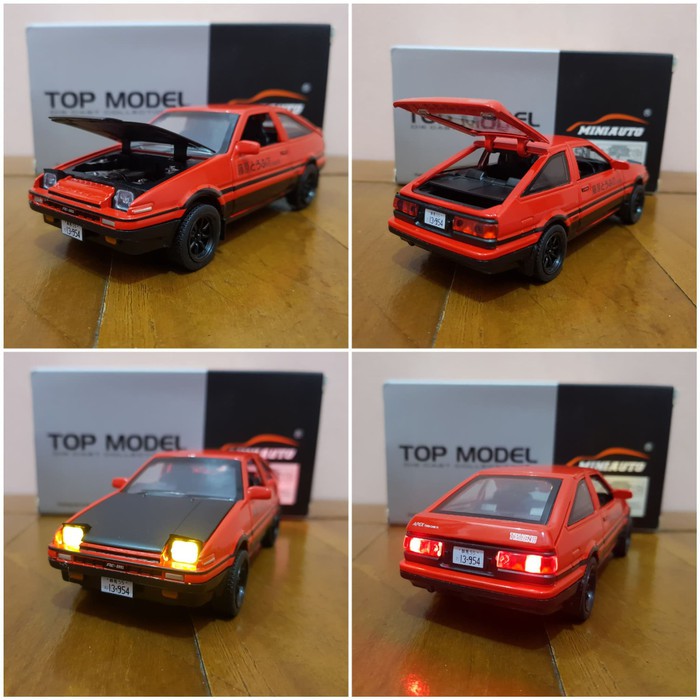 Jual Diecast Mobil Classic - Diecast Mobil Toyota AE86 Trueno Initial D ...