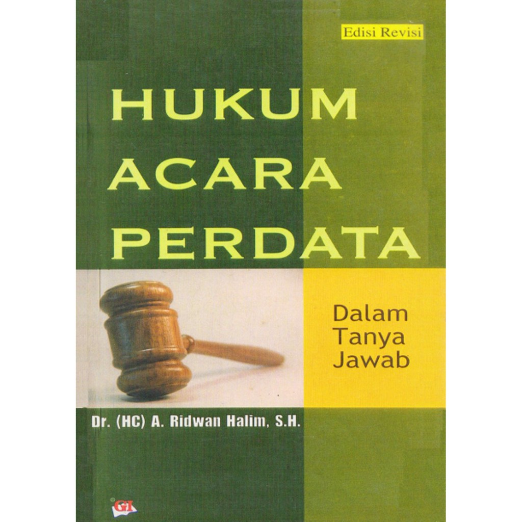 Jual Buku Hukum Acara Perdata Dalam Tanya Jawab By Ridwan Halim | Shopee Indonesia