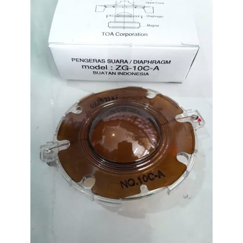 Jual TOa Z/G No. 10 C-A Diaphragm 15 W 10c-a 15- 25W No 10ca spul spool 15w zg 10ca 15watt watt ...
