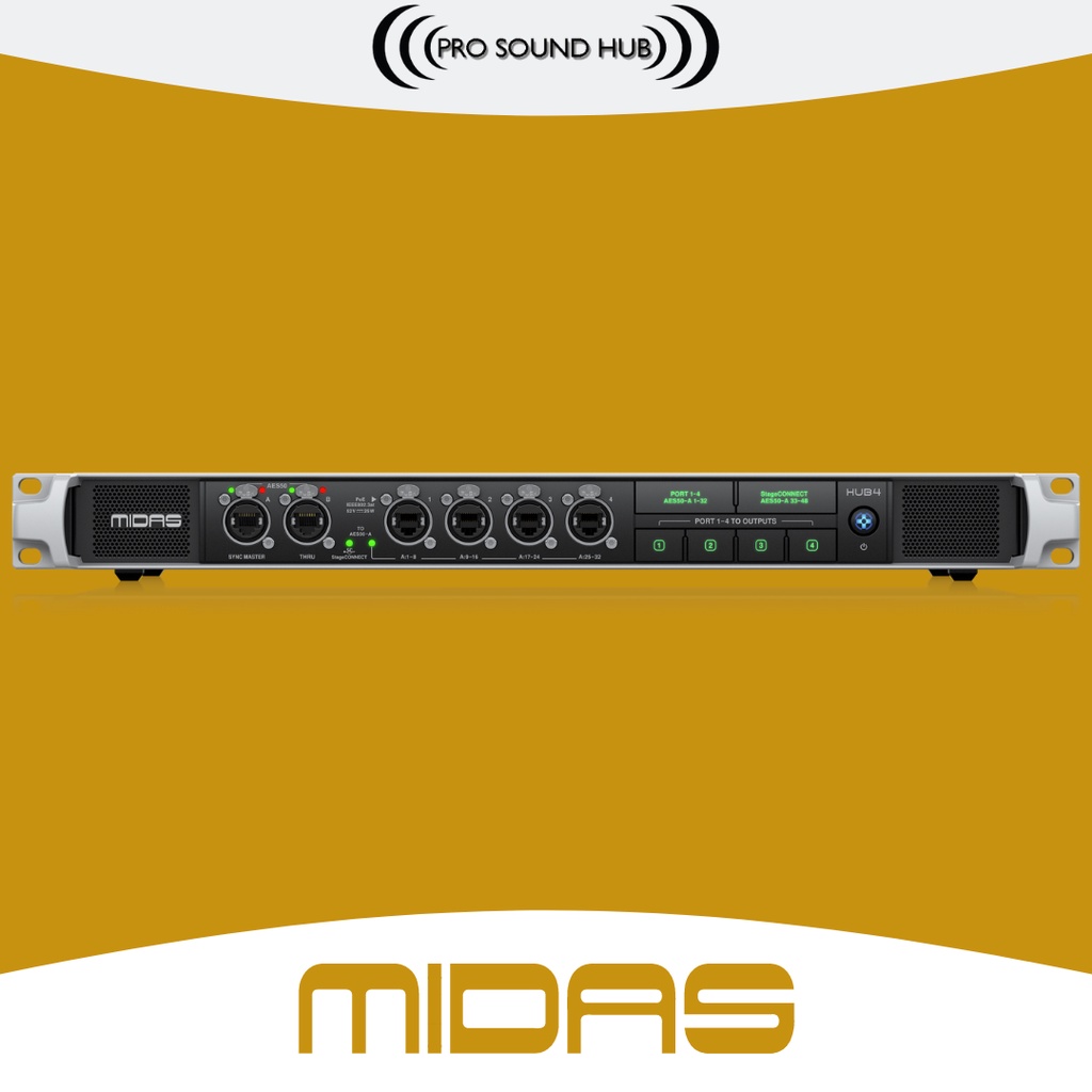 Jual Midas HUB4 HUB 4 Personal Monitor System Hub untuk Personal Mixer ...