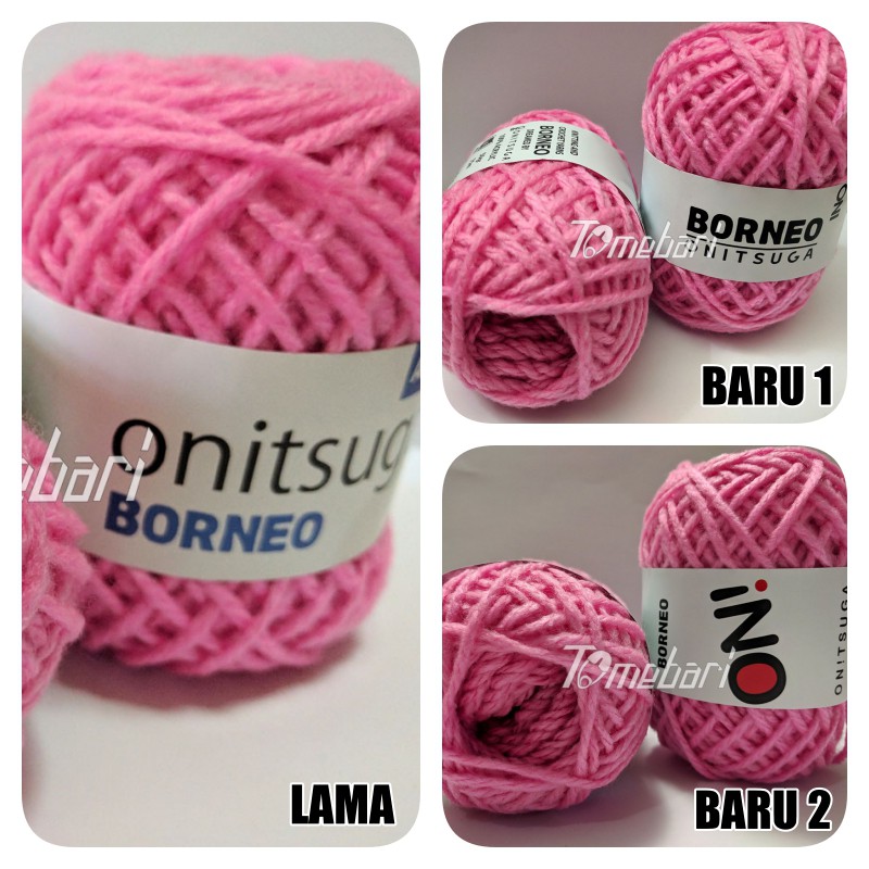 Jual BENANG RAJUT AKRILIK ACRYLIC ONITSUGA BORNEO PINK ( ACR-2050 ...