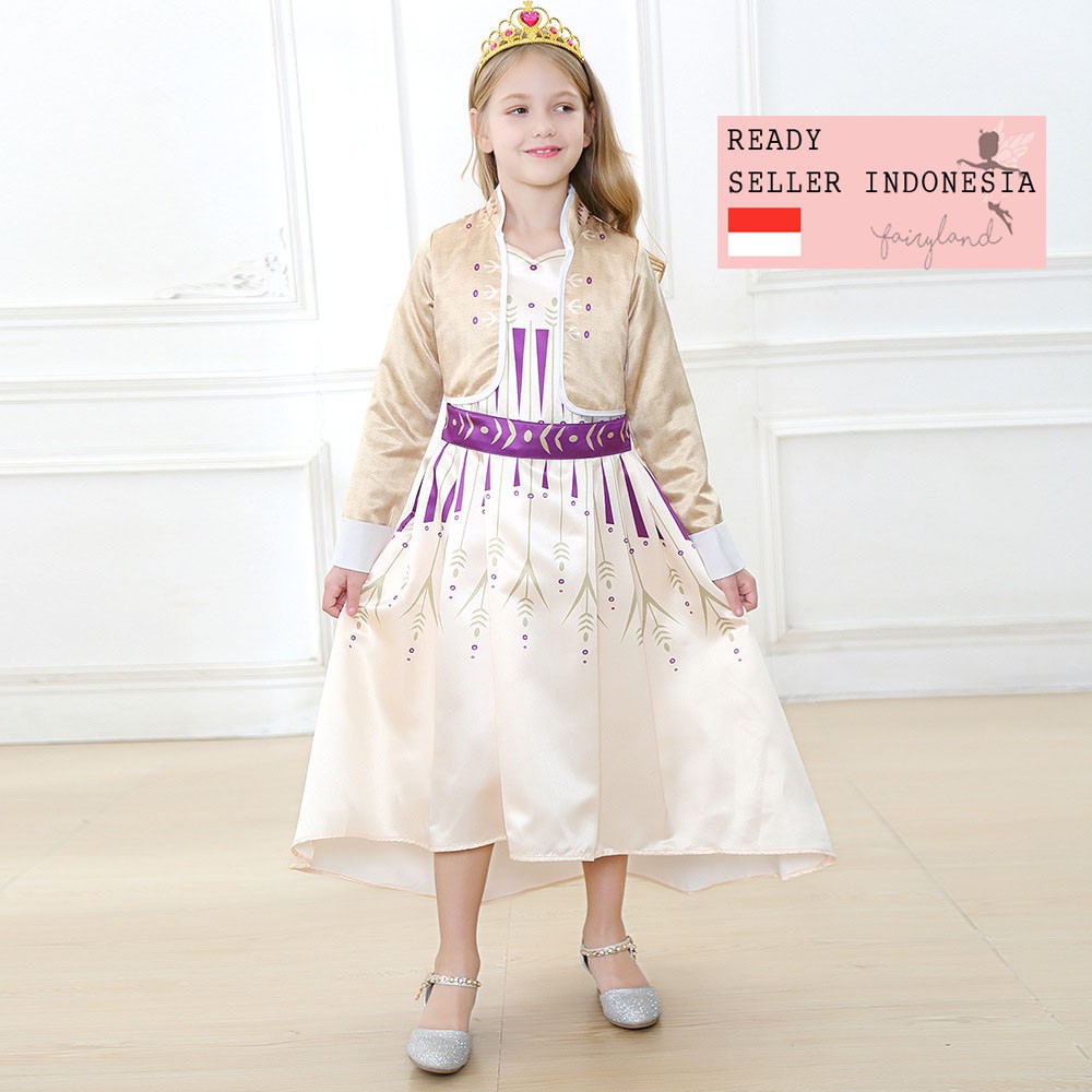 Jual Fairyland | Kostum Frozen 2 Princess ANNA Gaun Dress Ultah Anak ...