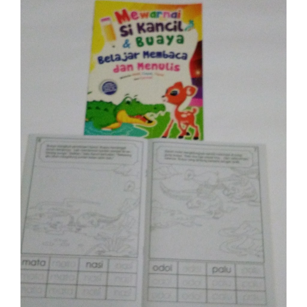 Jual Buku mewarnai anak dan belajar membaca atau menulis karakter ...