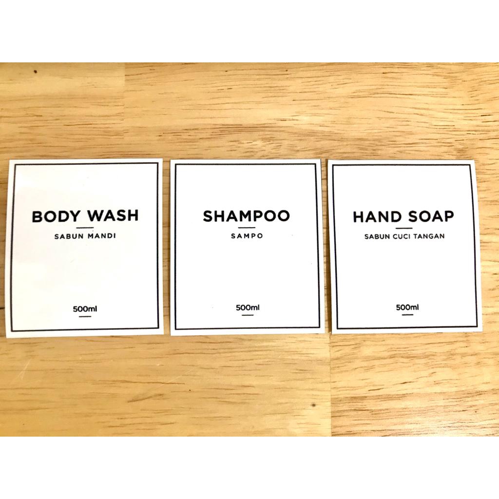Jual STIKER BOTOL SABUN ESTETIK | Shopee Indonesia