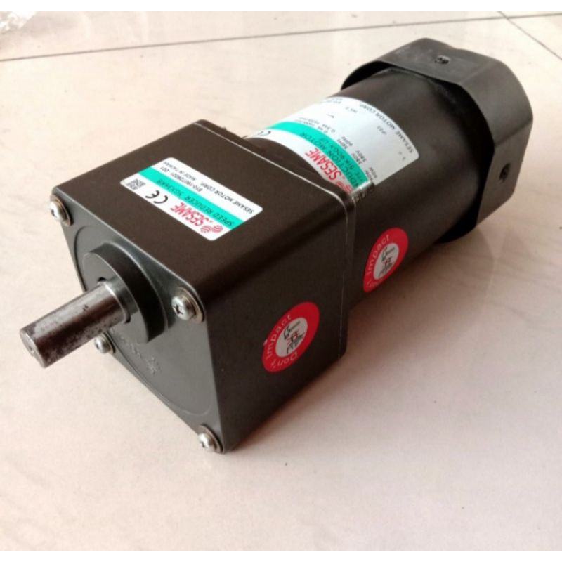 Jual Induction motor Gearhead 380V 90W ratio 1:36 3phase Sesame motor ...