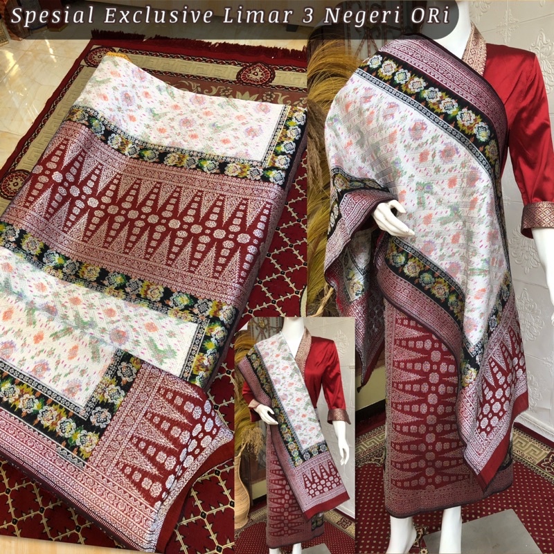 Jual Spesial Super Exclusive Songket Limar 3 Negeri ORI/songket tenun ...
