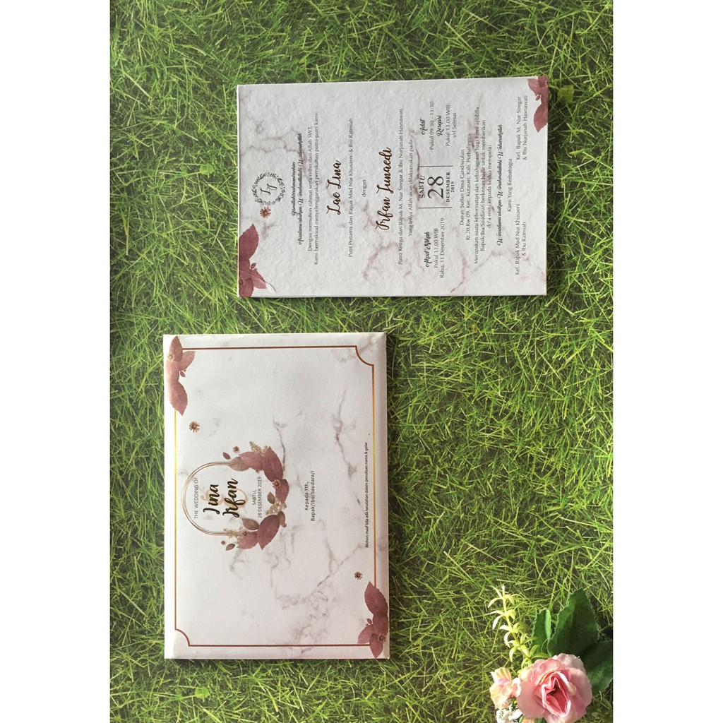 Jual Undangan Pernikahan Hard Cover Landscape | Shopee Indonesia
