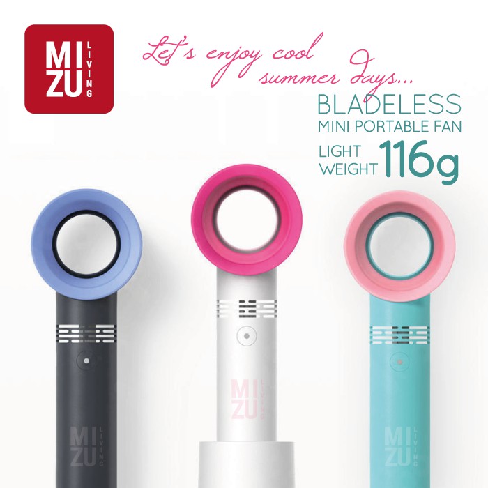Jual Zero9 BLADELESS Mini Portable USB Fan Kipas Angin Mini Inspired by Dyson | Shopee Indonesia