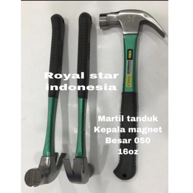 Jual 16oz BESAR Martil tanduk hijau AP 05 martil kambing palu gg fiber ...