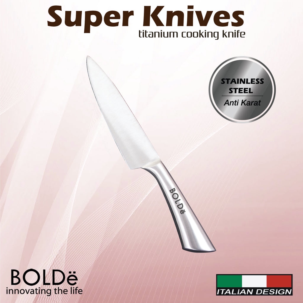 Jual BOLDe Super Knives Titanium Cooking Knife | Shopee Indonesia