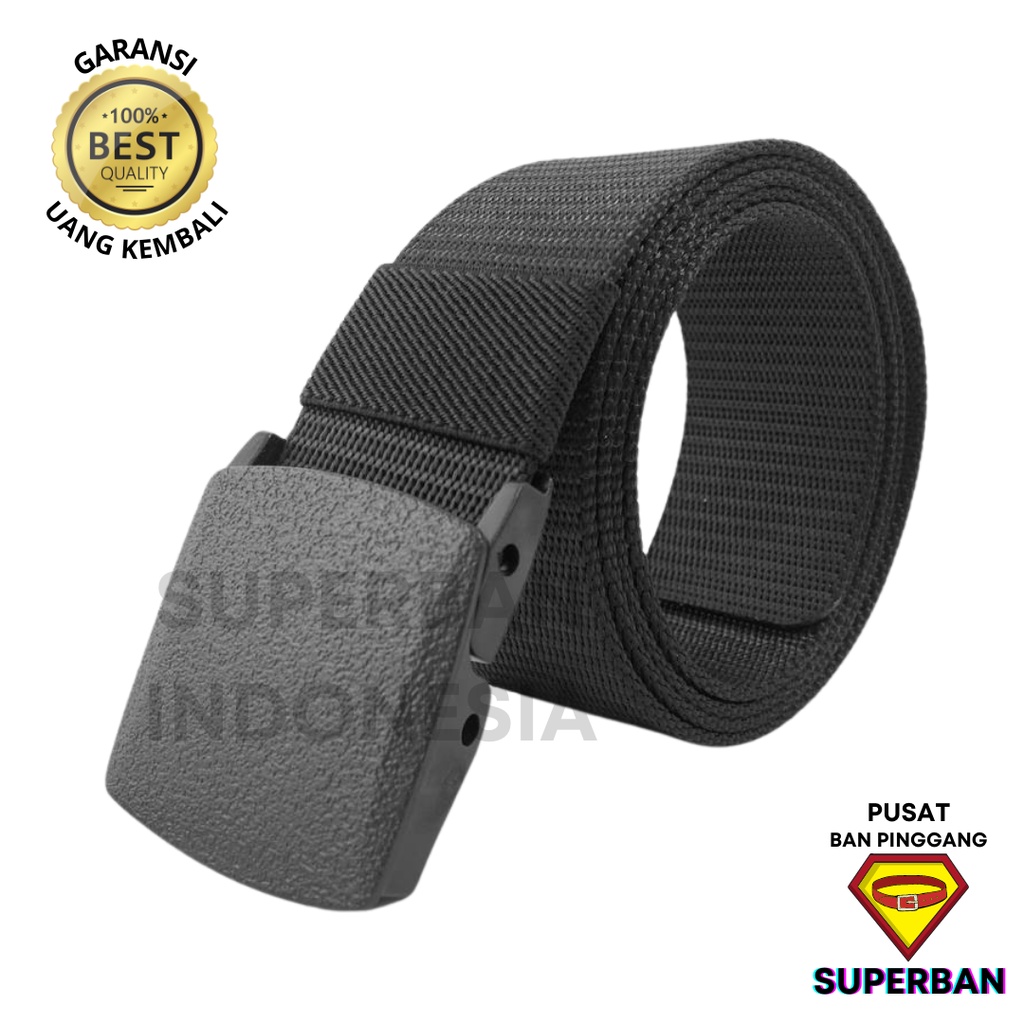 Jual [HARGA MURAH GILA] IKAT PINGGANG PRIA ANTI DETECTOR HITAM BAN ...