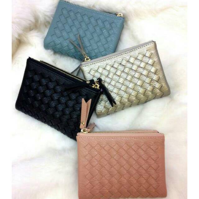 Jual Dompet Bottega Mini 2 Resleting | Shopee Indonesia