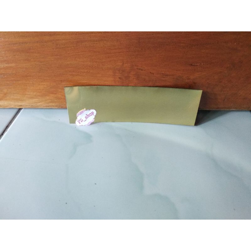 Jual plat kuningan ukuran 20x5cm tebal 0.3mm | Shopee Indonesia