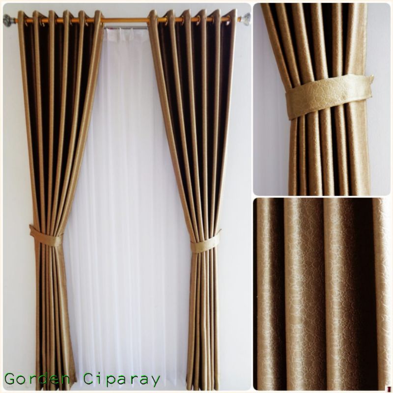 Jual Gorden Blackout Polos Import Gordyn Jendela Pintu Minimalis Gorden ...